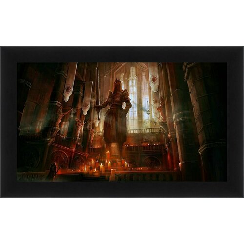 Плакат, постер на холсте Dragon Age II. Размер 21х30 см