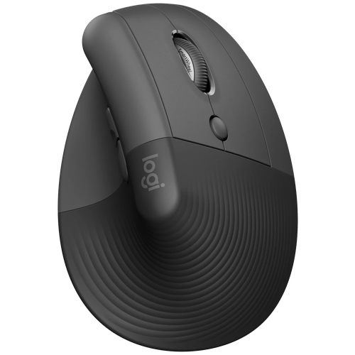 Беспроводная вертикальная мышь Logitech Lift, graphite