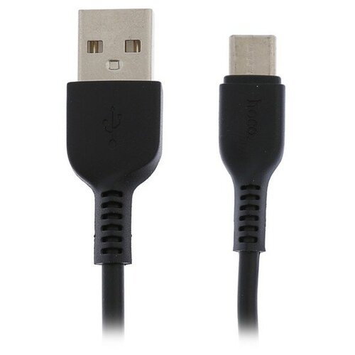 Кабель Hoco X13, Type-С - USB, 3 А, 1 м, черный