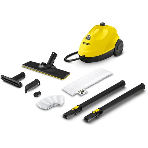 Пароочиститель KARCHER SC 2 EasyFix + подарок микроволоконная обтяжка 1.512-063-NOSOK, желтый/черный