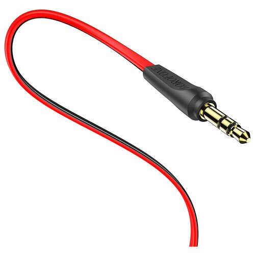 Аудио-кабель BOROFONE BL6, AUX, 2 м, красный