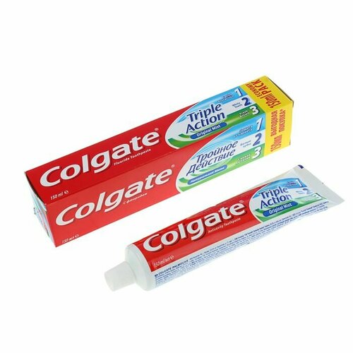 Зубная паста Colgate «Тройное действие», экстра отбеливание, 150 мл (комплект из 5 шт)