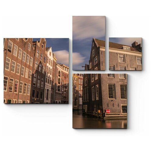 Модульная картина Прекрасный Амстердам 92x77