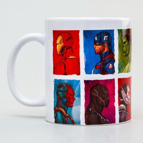 Кружка детская Marvel сублимация Мстители, Мстители, 350 мл