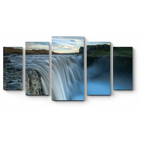 Модульная картина Неземная красота водопада 170x94