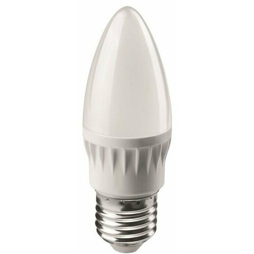 Лампа светодиодная LED 6вт E27 белый матовая свеча онлайт | код. 19209 | NAVIGATOR (80шт. в упак.)