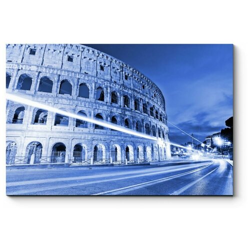 Модульная картина Незабываемый Рим ночью 120x80