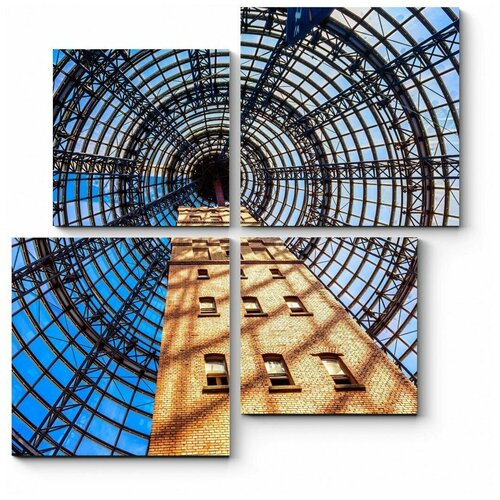 Модульная картина Центральная башня Мельбурна130x130