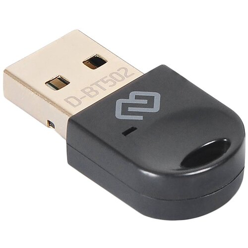 Адаптер USB Digma D-BT502 Bluetooth 5.0+EDR class 1.5, 20 м, черный