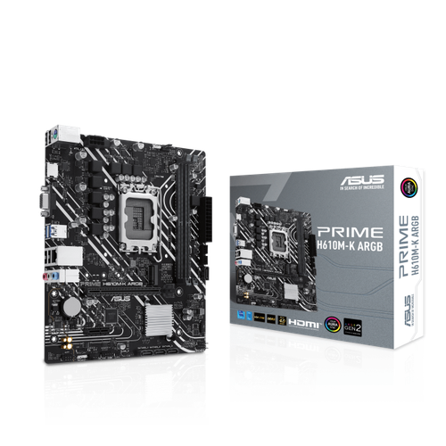 Материнская плата ASUS PRIME H610M-K ARGB (90MB1G90-M0EAY0)