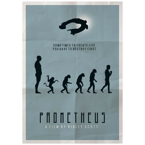 Плакат, постер на бумаге Prometheus/Прометей. Размер 42 х 60 см