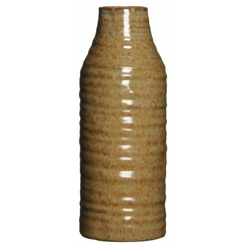 Ваза-бутыль стэфи, керамика, песочная, 25.5х9.5 см