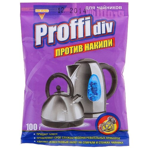 Гранулы против накипи для чайников Proffidiv PROF-гр-дчай-прнак-100г