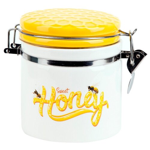 Банка для сыпучих продуктов с клипсой "Honey", 480 мл, Dolomite, L2520970