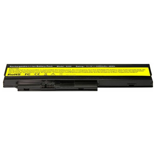 Аккумулятор для ноутбука Lenovo ThinkPad X220, X220i, X220s, X230 Series (11.1V, 4800mAh, 54Wh). PN: 42T4861, 42T4862