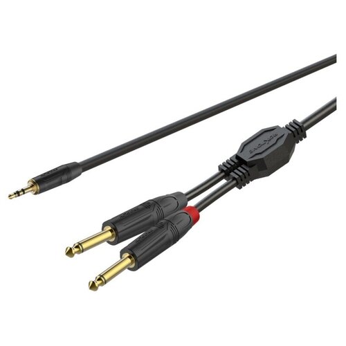 Кабель аудио 1xMini Jack - 2xJack Roxtone GPTC100/1,5 1.5m