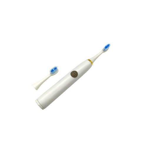 Электрическая зубная щетка Sonic electric toothbrush, на батарейках, белый