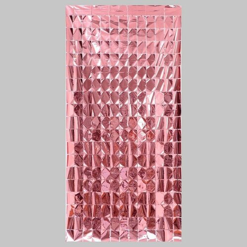 Страна Карнавалия Праздничный занавес, 100 × 200 см, цвет розовое золото