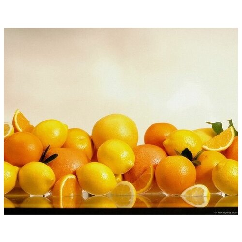 Постер на холсте Апельсины №8 63см. x 50см.