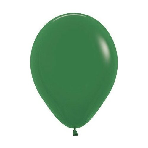Шар (12''/30 см) Темно-зеленый (032), пастель, 12 шт.