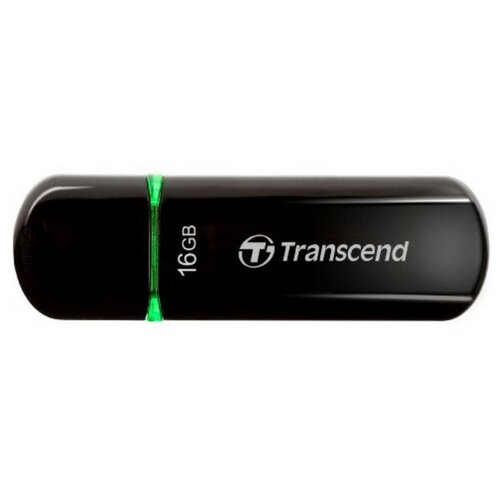 Комплект 2 штук, Флеш-память Transcend JetFlash 600, 16Gb, USB 2.0, чер, TS16GJF600