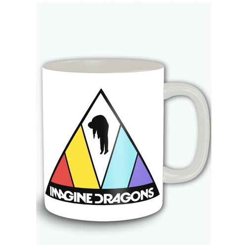 Кружка белая музыка imagine dragons рейнольдс, плацман, сермон, макки - 6657