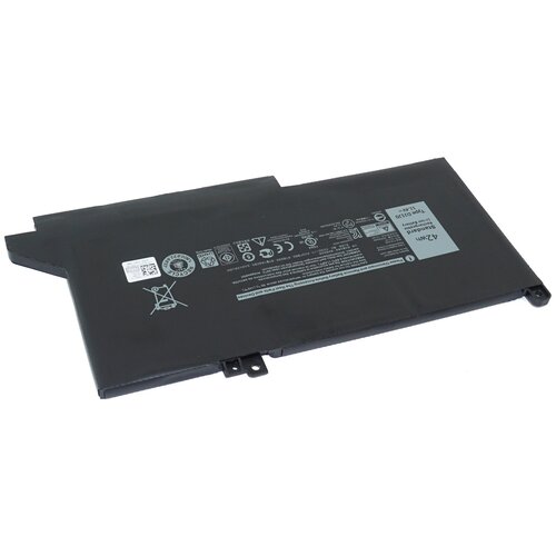 Аккумулятор OG74G для Dell Latitude 7280 / 7290 / 7380 / 7390 / 7480 / E7380 (DJ1J0, PGFX4, 0G74G) 3500mAh