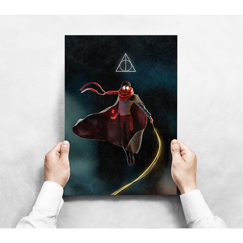 Постер "Вселенная Гарри Поттера" А1 (60х80 см) / Плакат интерьерный (без рамы)