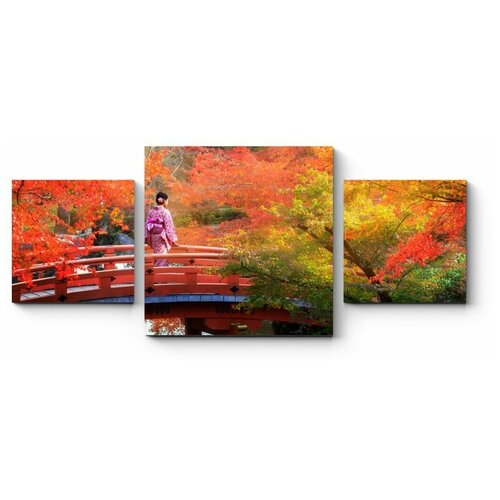 Модульная картина Сны о Японии, Киото 180x77