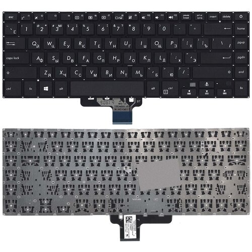 Клавиатура для ноутбука Asus X510U, X510UA, X510UQ, X510UR, X510UN, X510UF, S15, S510 черная