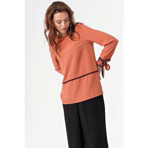 Блуза  FLY, размер 40, оранжевый