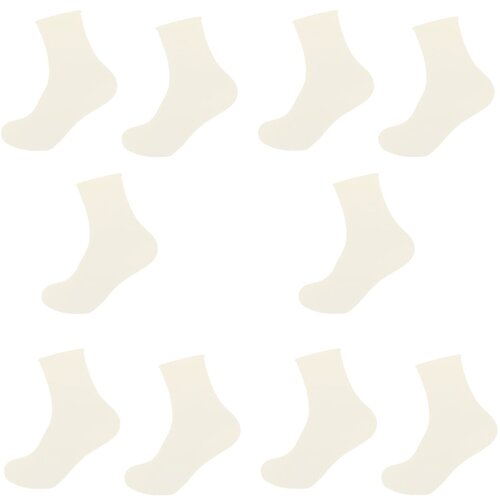 Носки NAITIS, 10 пар, размер 23, белый