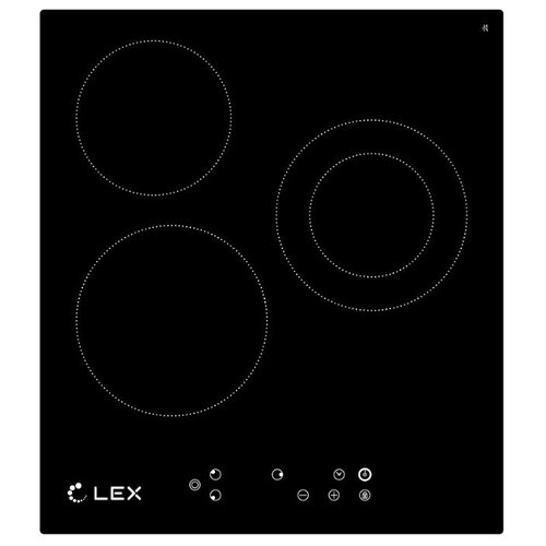 Электрическая варочная панель Lex Lex EVH 431 3 конфорки, черный ( Lex EVH 431 )