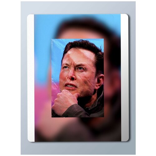 Коврик для мыши с принтом Разное Elon Musk elon musk, илон маск, тэсла - 22395