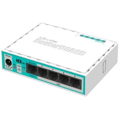 Wi-Fi роутер MIKROTIK hEX lite (rb750r2)