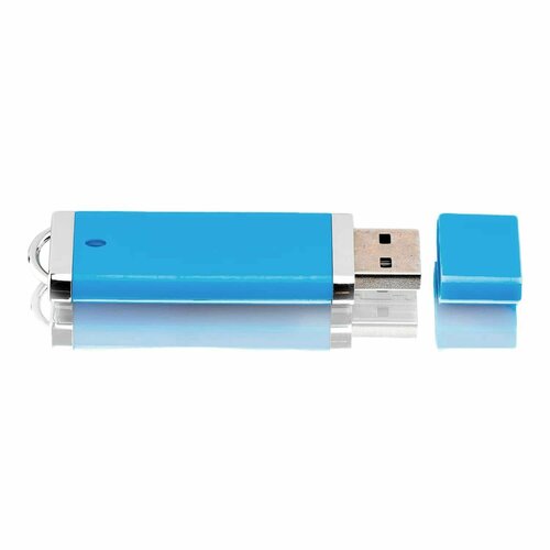 Флешка Profit, 128 МB, голубая, арт. F02 USB 2.0 30шт