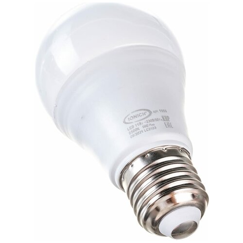 Лампа светодиодная IONICH ILED-SMD2835-A60-11W-990-220-6500K-E27