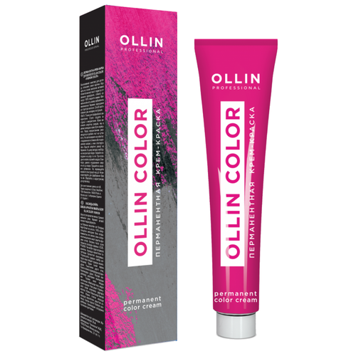 OLLIN Professional Color перманентная крем-краска для волос, 4/1 шатен пепельный, 60 мл