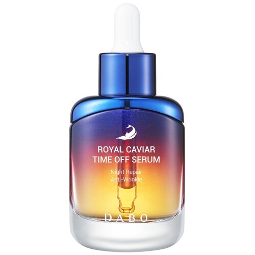 Ночная сыворотка на основе экстракта черной икры DABO Royal Cavir Time Off Serum 35 мл.