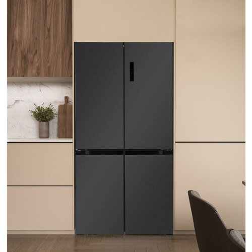 Холодильник трехкамерный отдельностоящий LEX LCD505MGID, серый