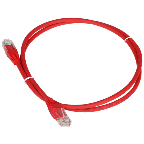 Патч-корд TWT TWT-45-45 RJ-45 (m) - RJ-45 (m) CAT5e U/UTP, 20 м, 1 шт., красный