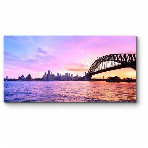 Модульная картина Неповторимая панорама Сиднея 110x55