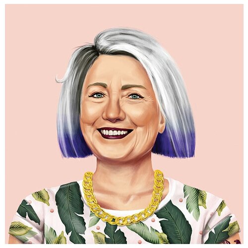 Постер на холсте Хилари Клинтон 50см. x 50см.