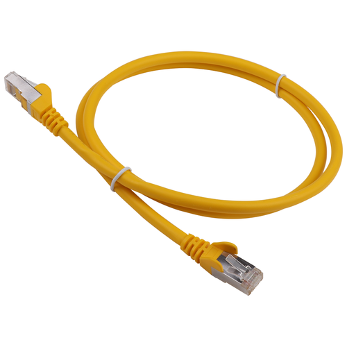 Патч-корд Lanmaster LAN-PC45 RJ-45 (m) - RJ-45 (m) CAT6a S/FTP, 2 м, 1 шт., желтый