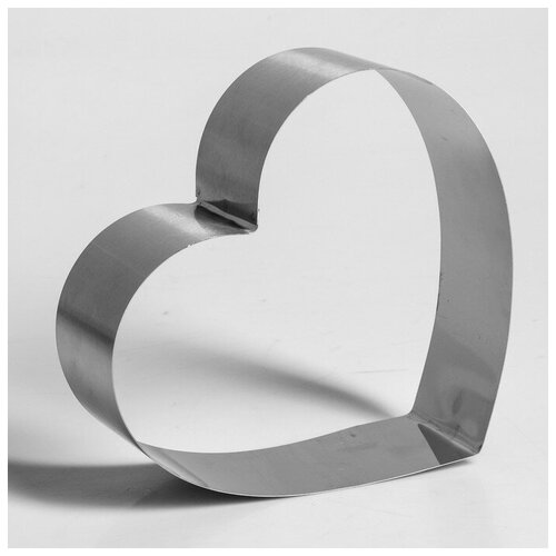 Форма для выпечки и выкладки TAS-PROM "Сердце", H-6,5 см, 20х20 см, сталь