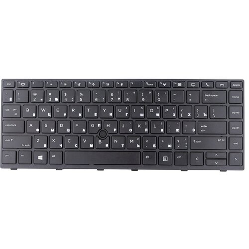 Клавиатура для HP 745 G6 840 G6 Черная рамка p/n: L14379-251 2B-AB616I600 6037B0138722