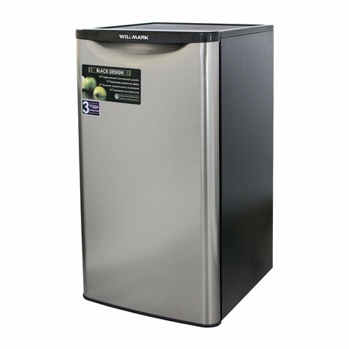 Холодильник WILLMARK XR-100SS (100л, хладагент R600/a , 55,5Вт, мороз. отделение, серебряный цвет)