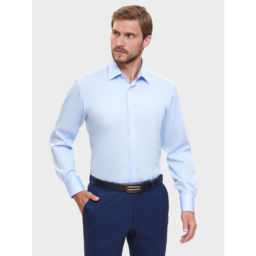 Рубашка KANZLER, размер 42/65, голубой