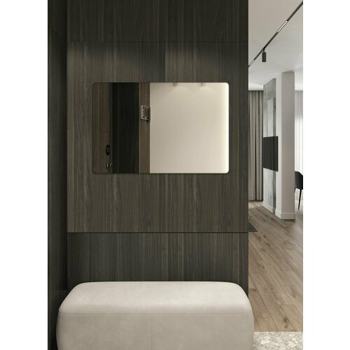 Зеркало для ванной Prisma 70*90 прямоугольное горизонтальное без подсветки