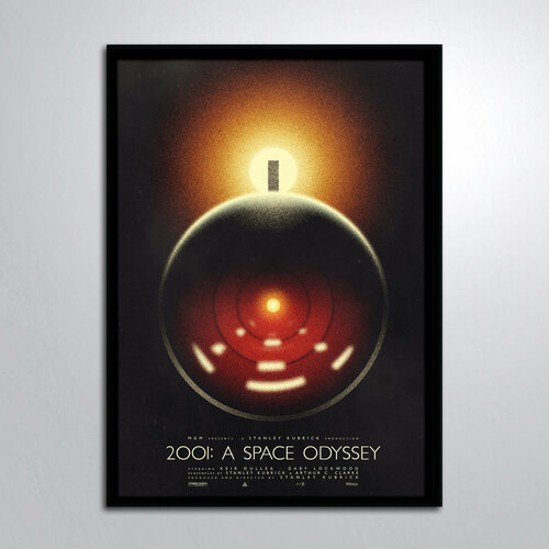 Постер в раме/Стэнли Кубрик 2001 год Космическая одиссея Глаз 2001: A Space Odyssey